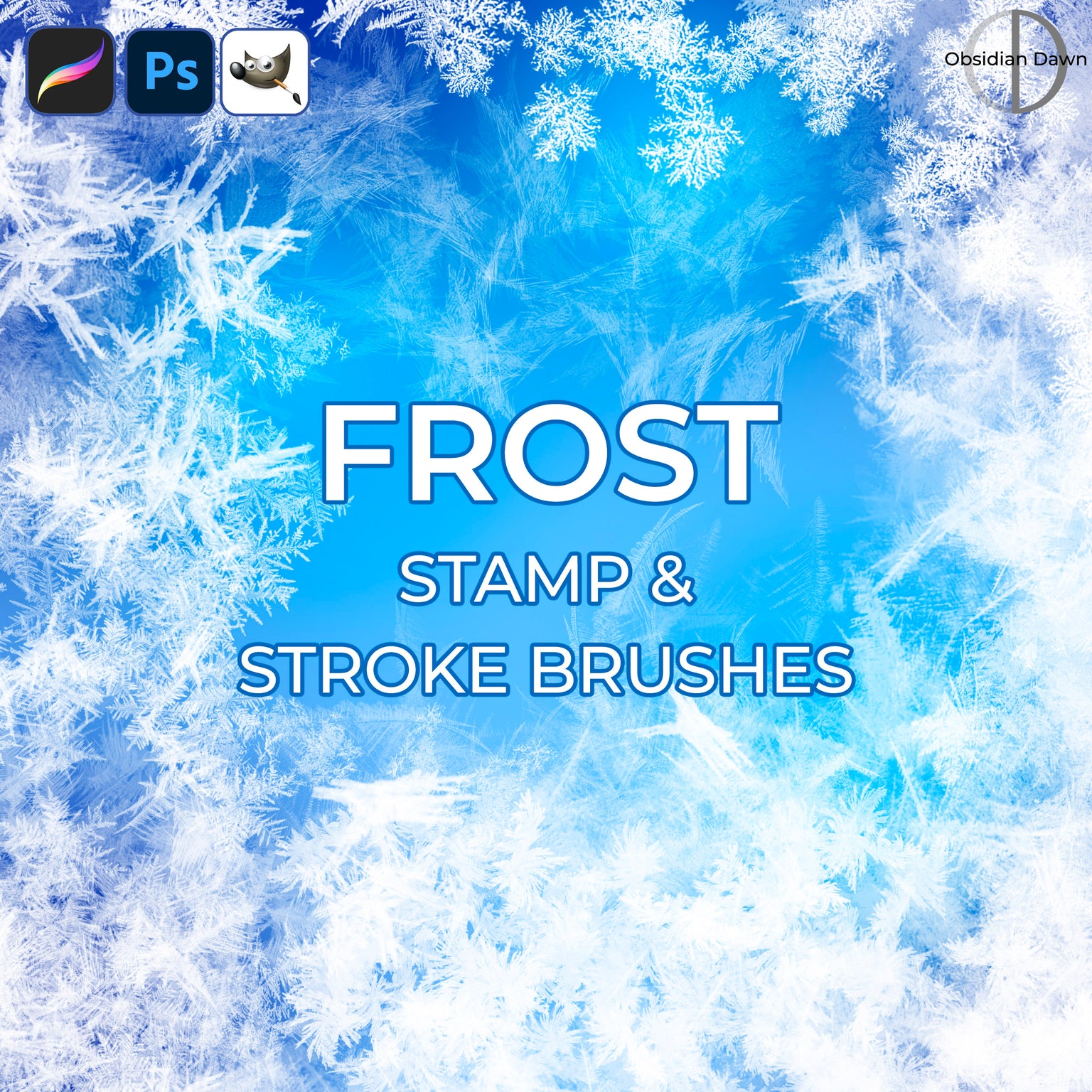 Obsidian Dawn Photoshop, Procreate, and GIMP Digital Resources